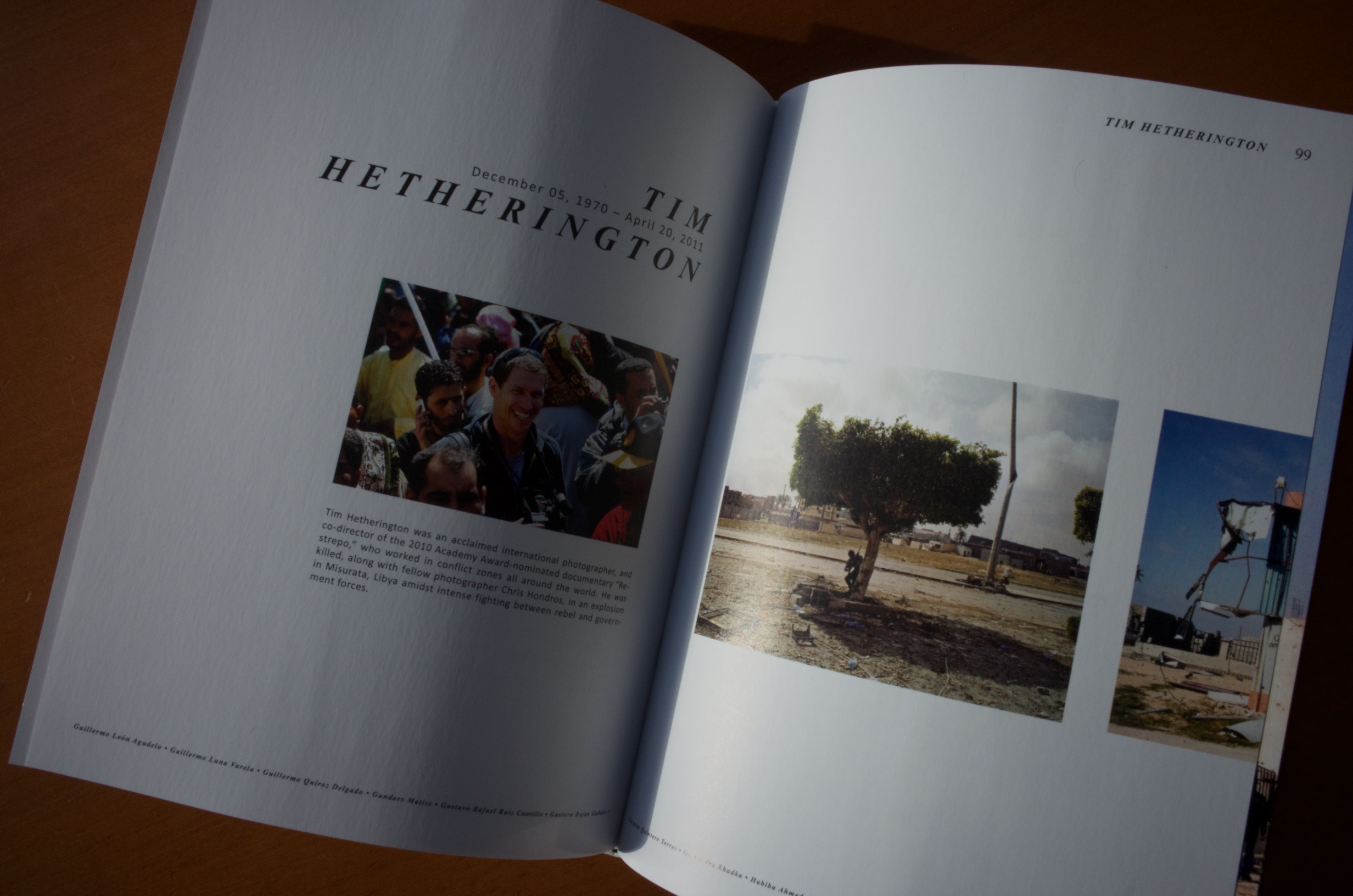 Tim Hetherington Trust | The Last Column Published March 2019